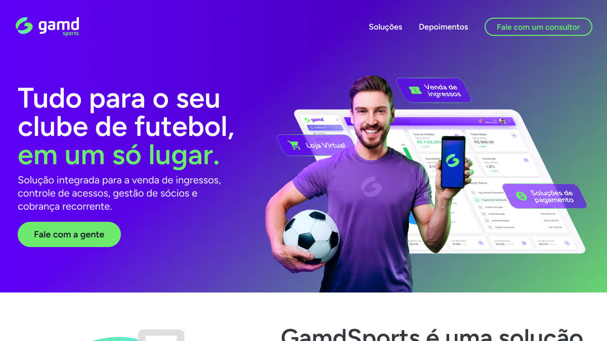 Gamd Sports - Technology for sports clubs